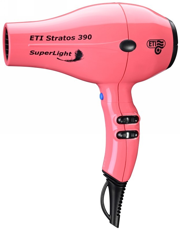 Profesionalus plaukų džiovintuvas ETI Stratos SuperLight 390 Pink ETIStratos390SuperLightP ...